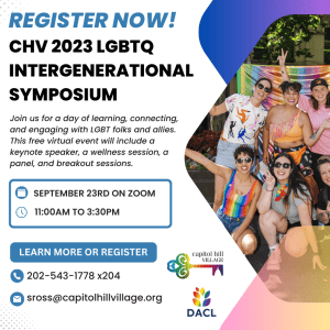 Register Now: 2023 LGBTQ Intergenerational Symposium! - Capitol Hill ...